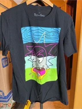 Rick And Morty Shop | Shirts | Rick And Morty Adult Swim Neon Rick ...
